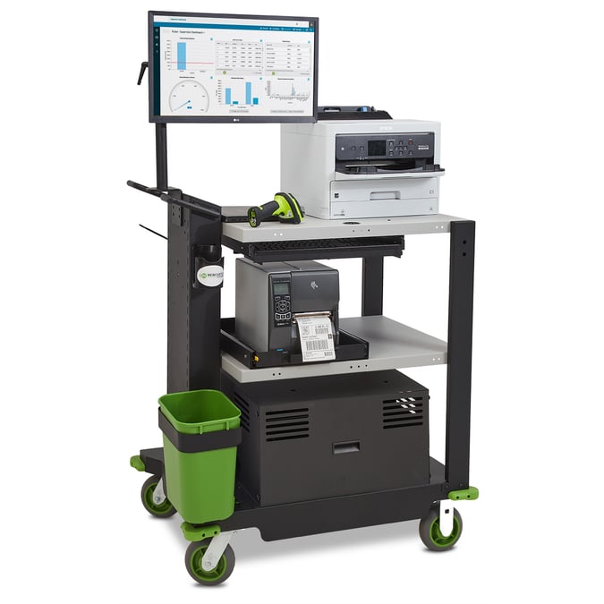 Get a Quote on a Newcastle Rolling Computer Cart Workstation
