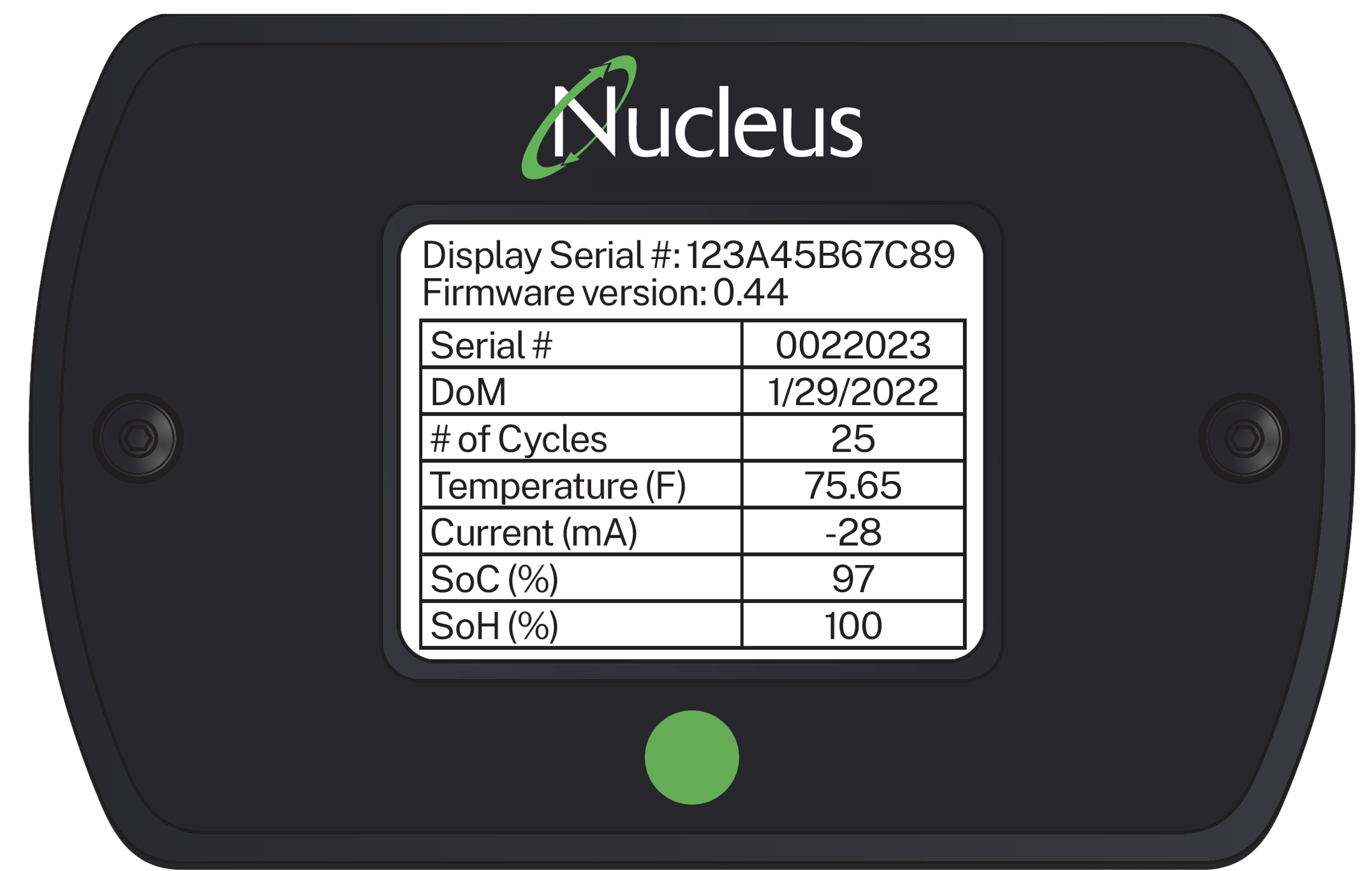 PSNU-DT/DTM Nucleus Battery Diagnostic Tools