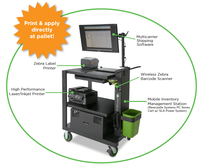 Mobile-Warehouse-Shipping-Cart