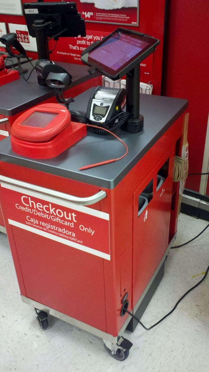 POS Cart | Retail Environment Mobile Carts by Newcastle Systems