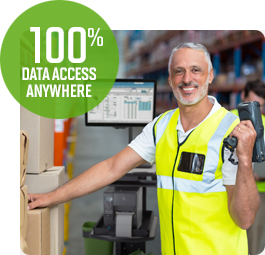 Mobile Computer Warehouse Workstation | Newcastle Systems