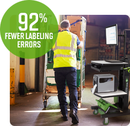 Mobile Computer Warehouse Workstation | Newcastle Systems